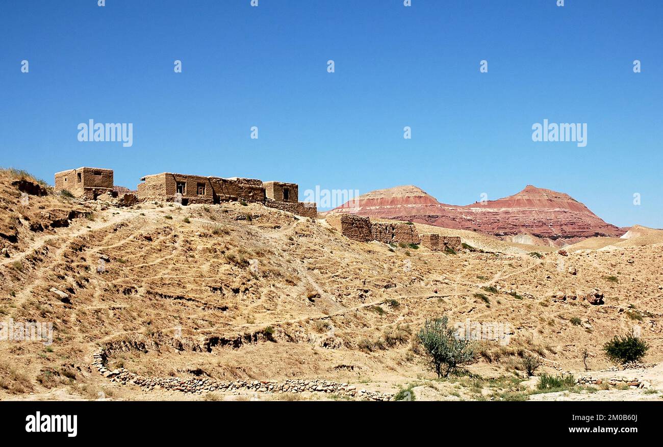 Village between Herat and Qala-e-Naw, Herat Province in Afghanistan ...