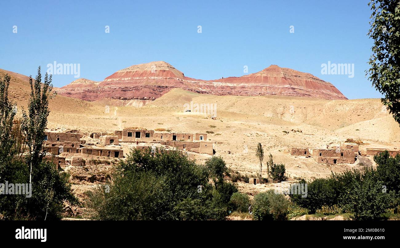 Village between Herat and Qala-e-Naw, Herat Province in Afghanistan ...