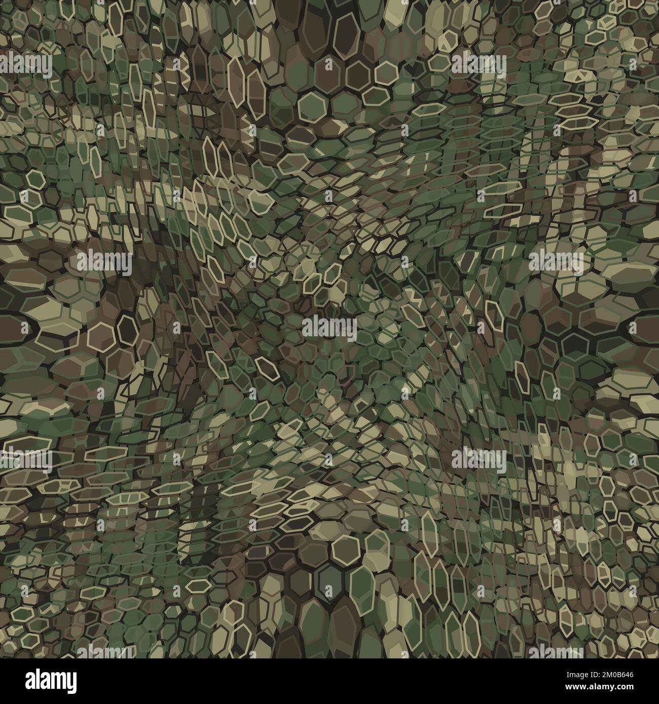 Woodland military camouflage hexagonal netting seamless pattern background Stock Vector Image ...