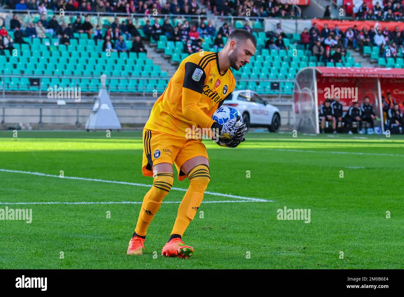 San Nicola stadium, Bari, Italy, December 04, 2022, Pisa's Alessandro ...