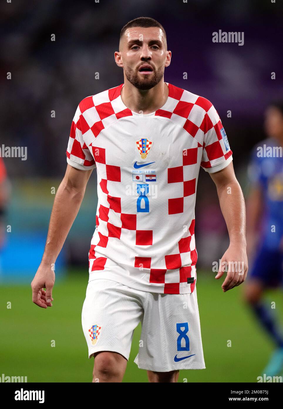 Croatia's Mateo Kovacic during the FIFA World Cup Round of Sixteen match at the Al Janoub ...
