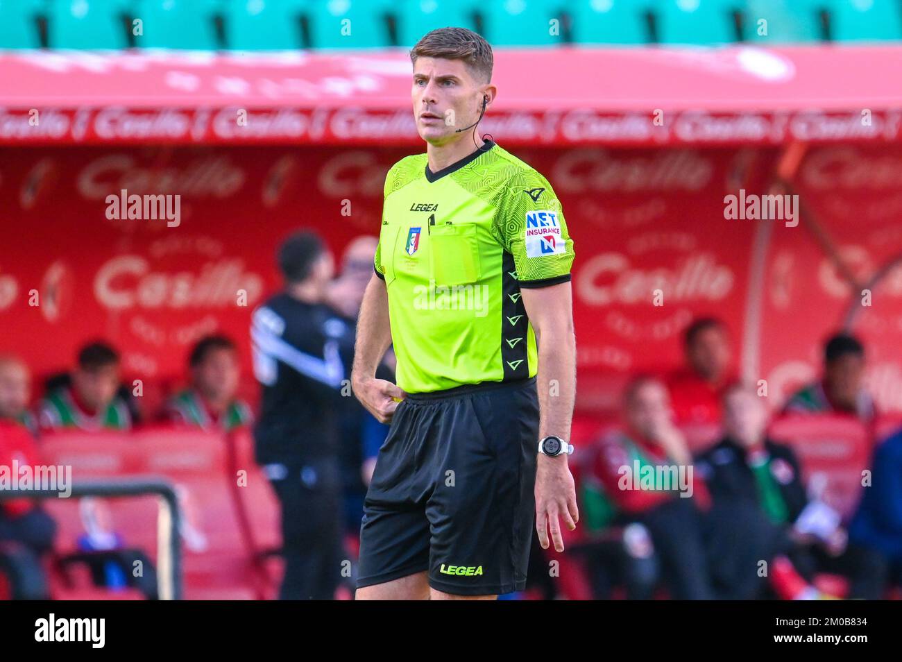 San Nicola stadium, Bari, Italy, December 04, 2022, Referee Mr ...