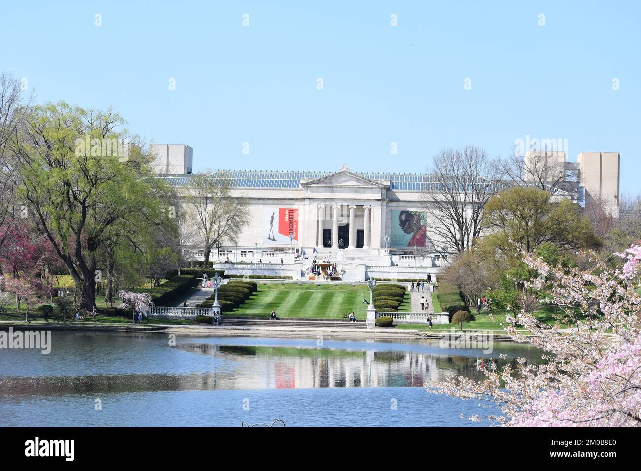 A beautiful view of The Cleveland Museum of Art in Ohio Stock Photo - Alamy