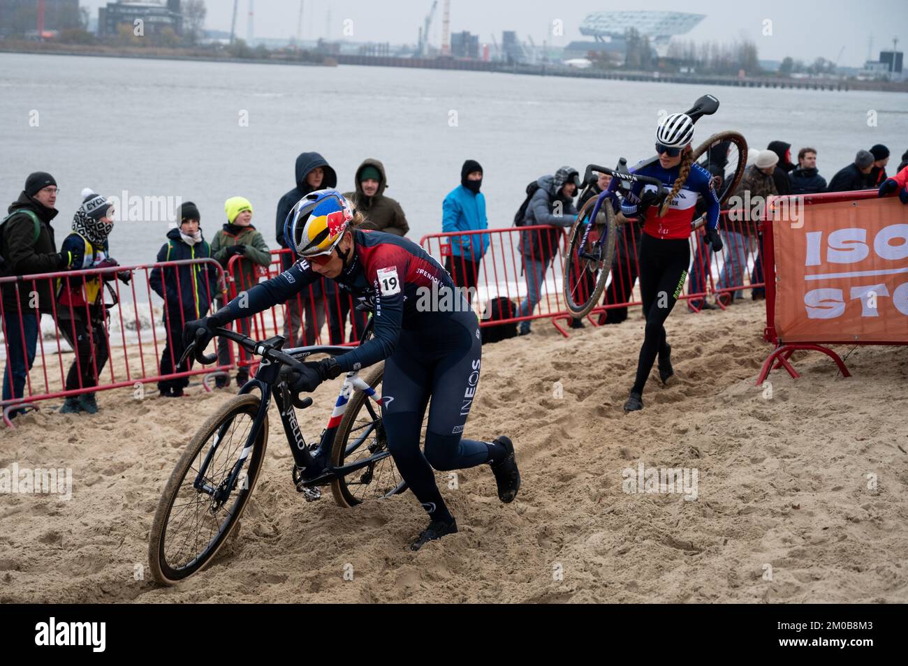 Pauline Ferrand Prevot in the UCI World Cup Antwerp Stock Photo - Alamy