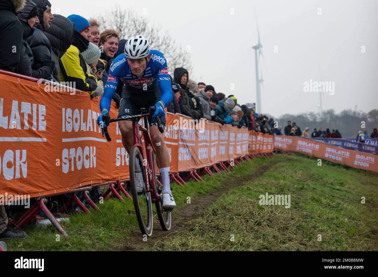 Mathieu van der Poel in the UCI World Cup Antwerp Stock Photo - Alamy