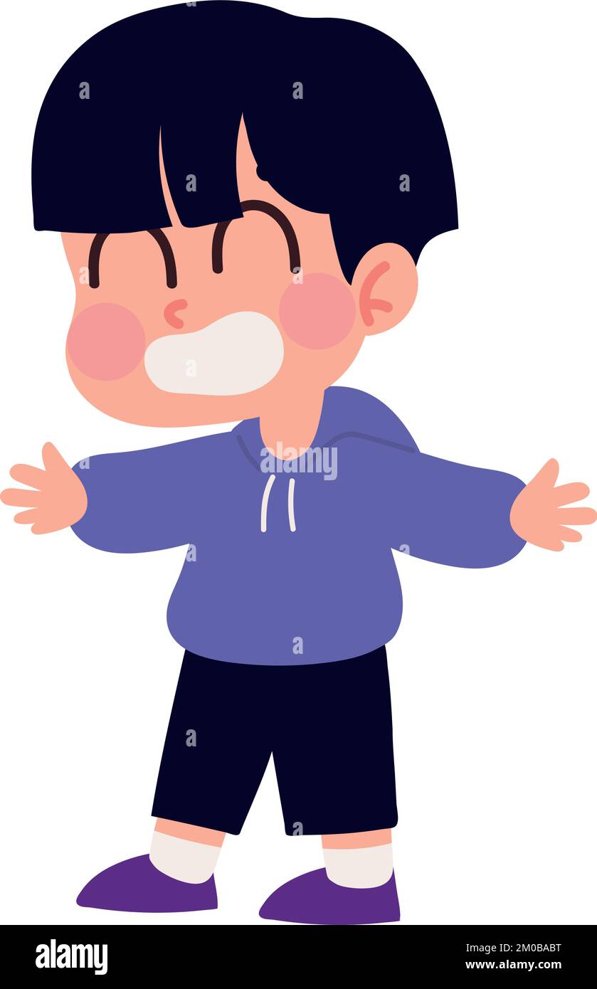 smiling little boy Stock Vector Image & Art - Alamy