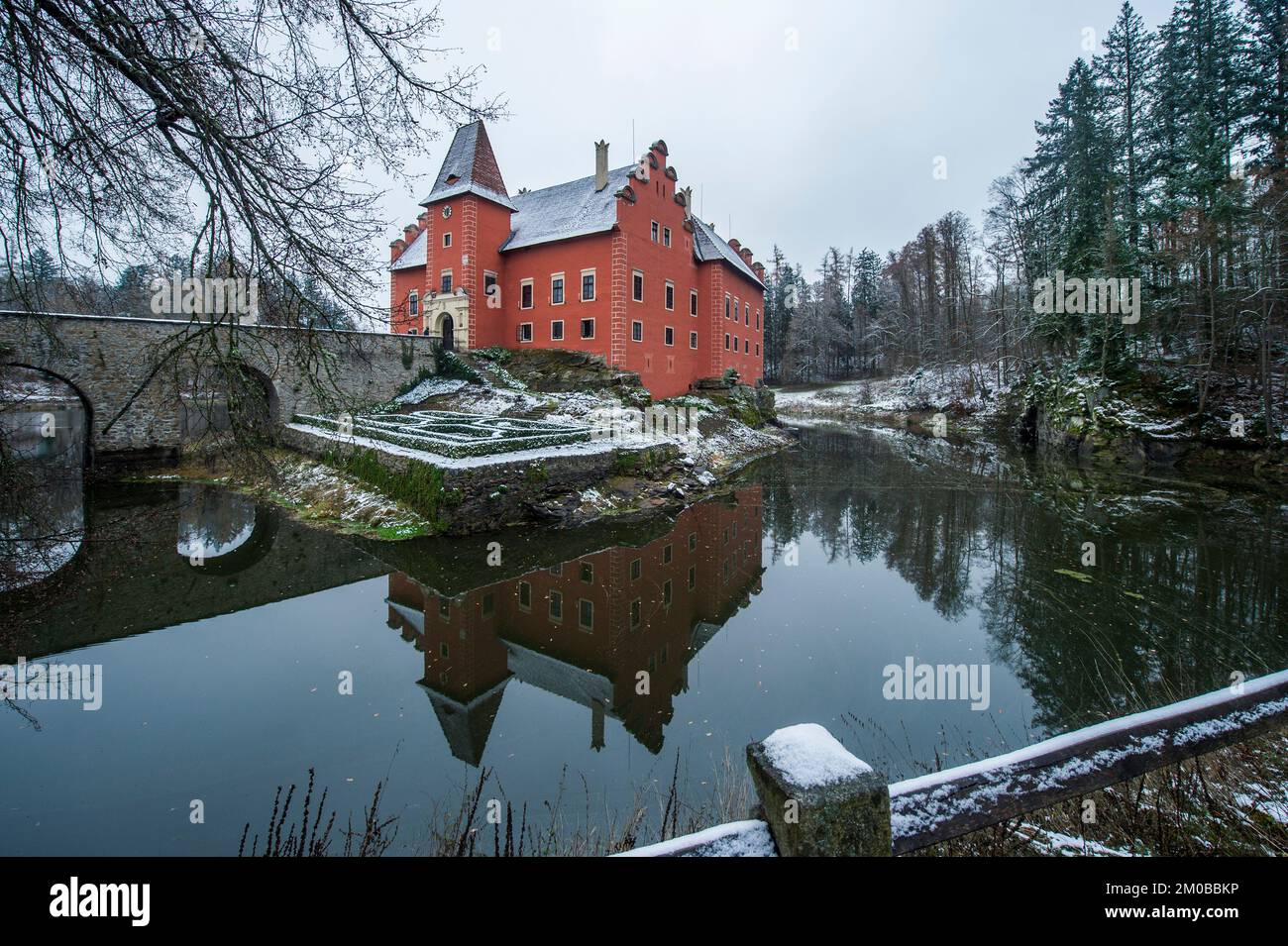 Cervena Lhota, Czech Republic. 03rd Dec, 2022. Cervena Lhota Castle ...