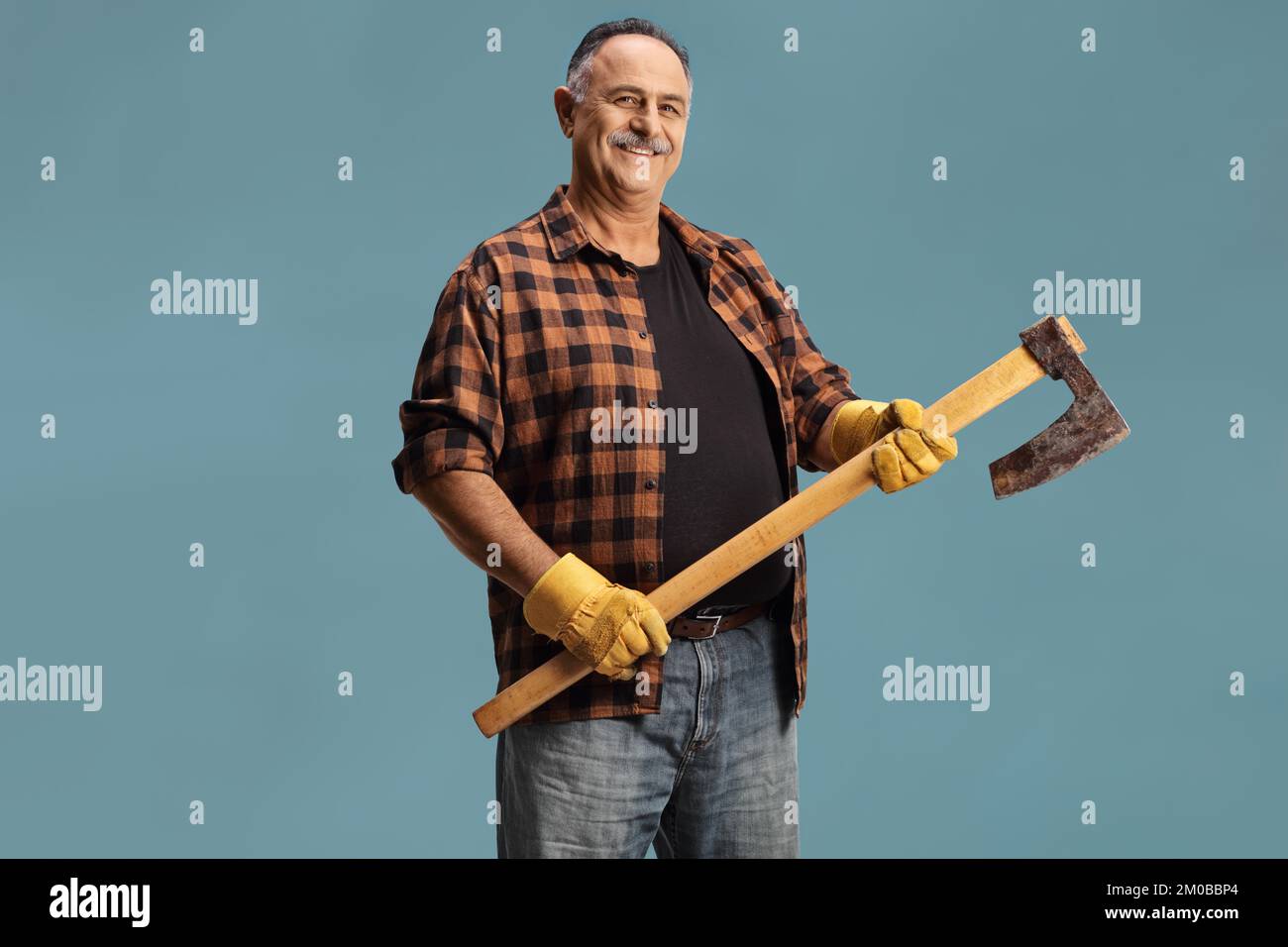 Blue Hatchet Man Wallpaper