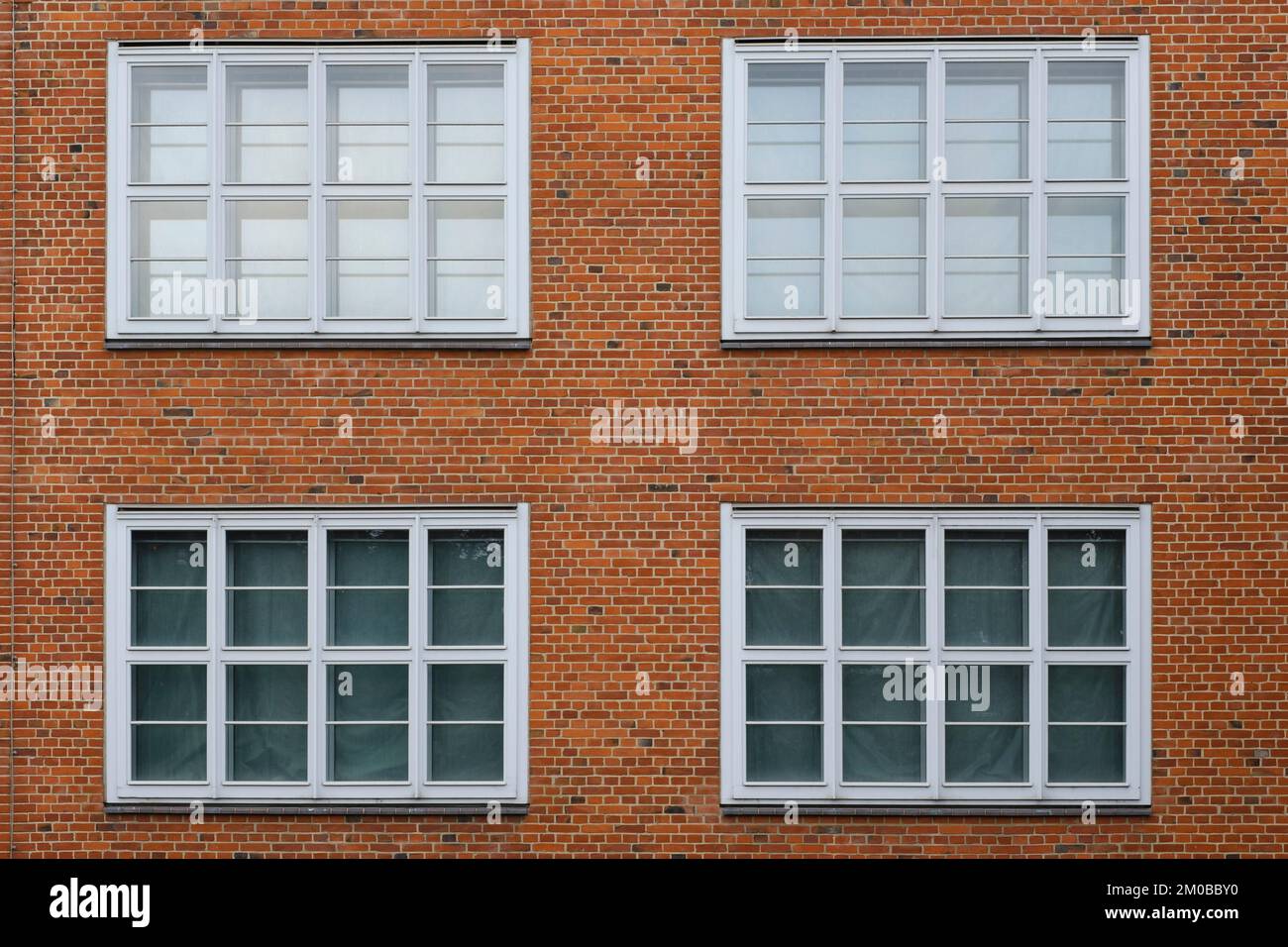 Brick Facade With Window, Berlin, Germany, Europe Stock Photo - Alamy