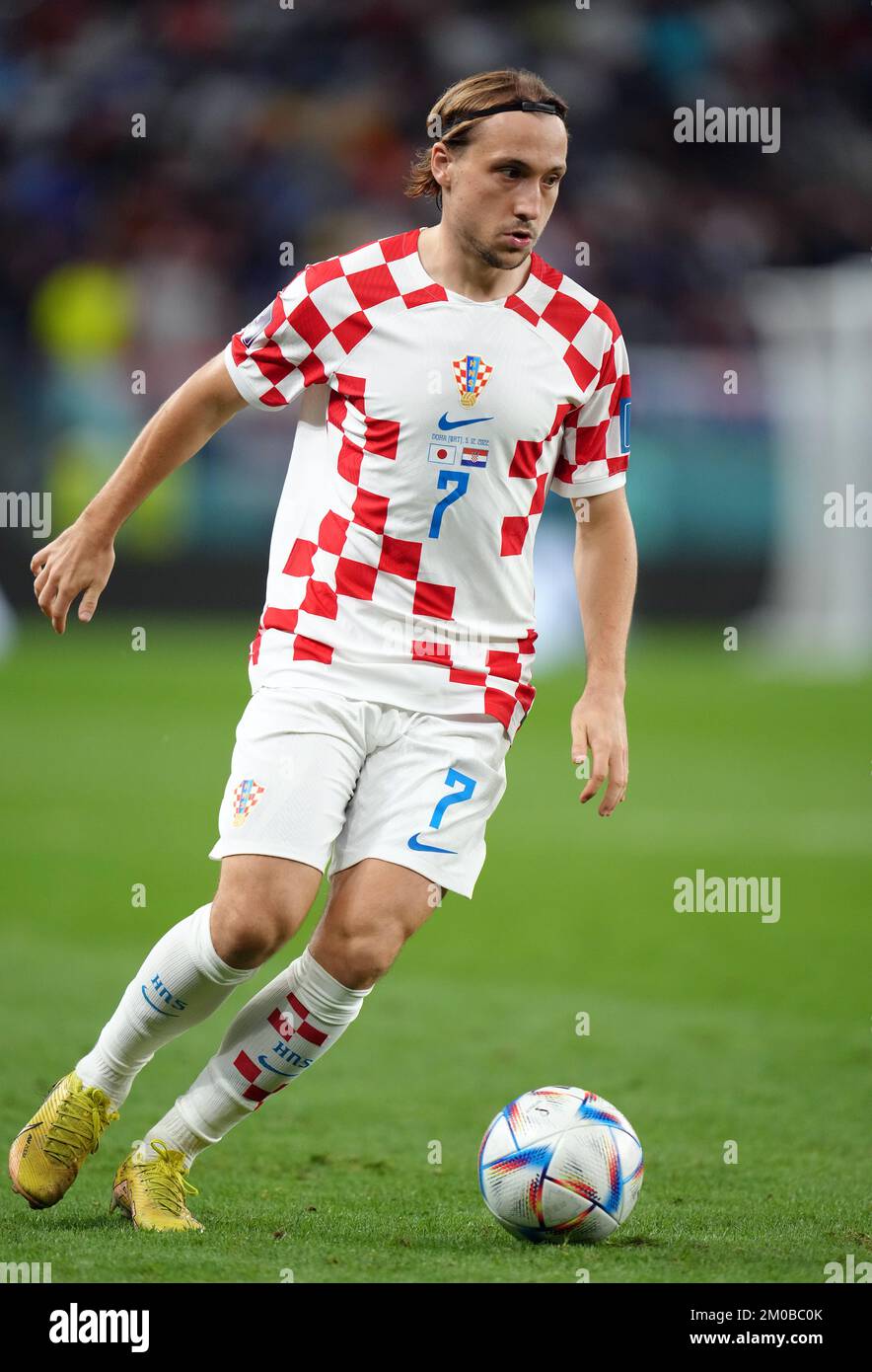 Croatia's Lovro Majer during the FIFA World Cup Round of Sixteen match ...