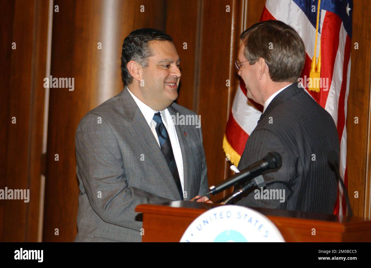 Mike Leavitt and unknown speakers , Environmental Protection Agency ...