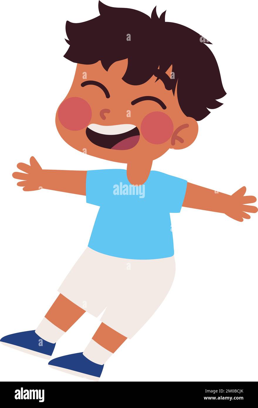 boy smiling happy Stock Vector Image & Art - Alamy