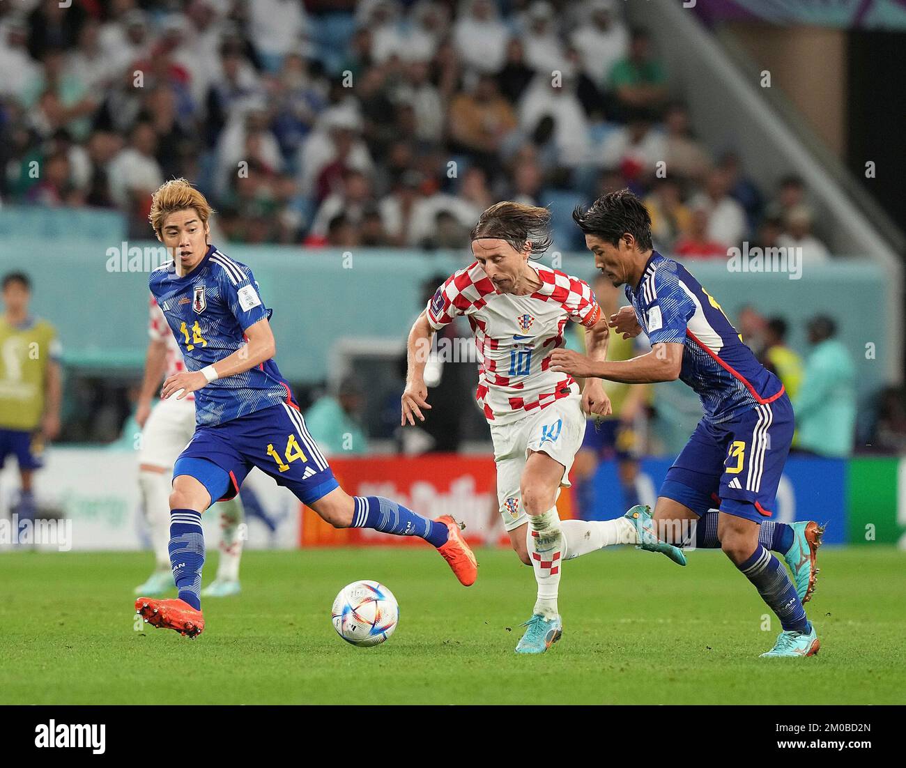 05.12.2022, Al Janoub Stadium, Doha, QAT, World Cup FIFA 2022, Round of 16, Japan vs Croatia, in ...