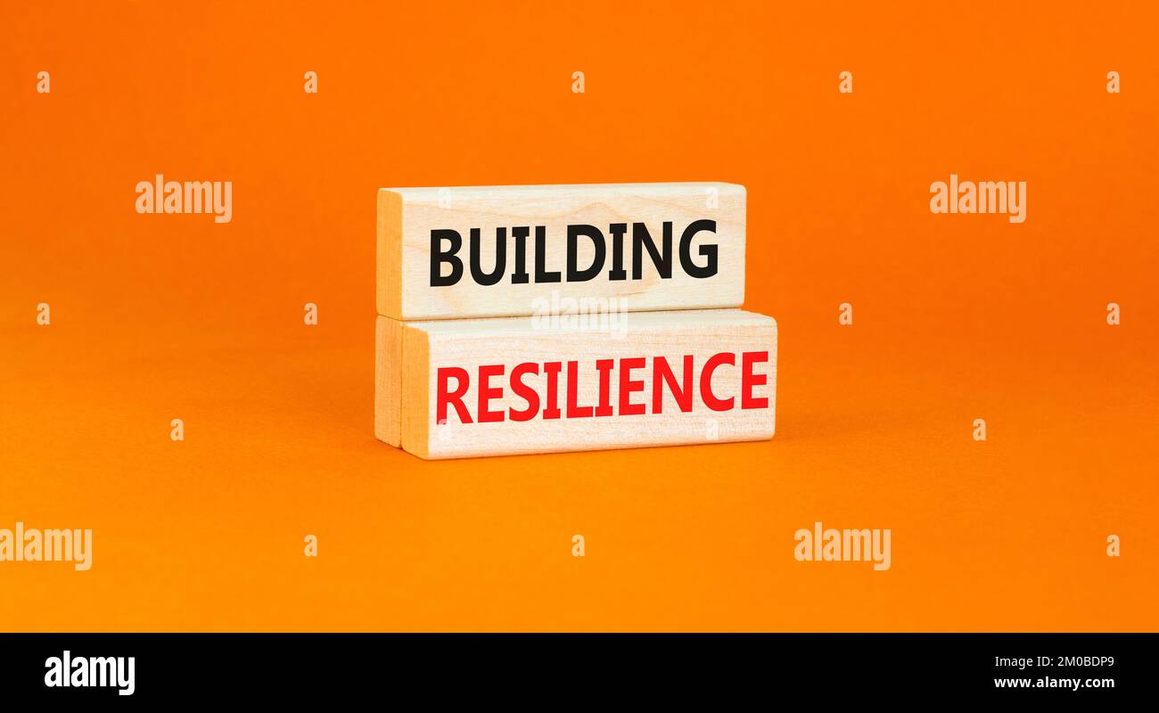 Building resilience symbol. Concept word Building resilience typed on ...
