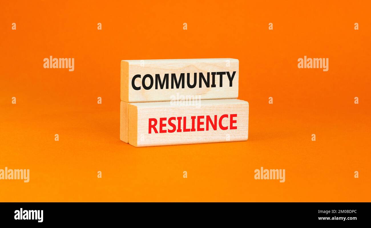 Community resilience symbol. Concept word Community resilience typed on ...