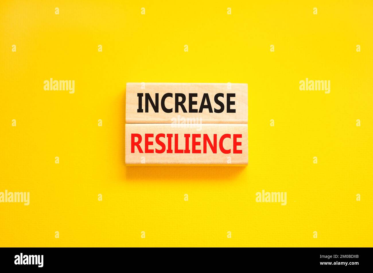 Increase resilience symbol. Concept word Increase resilience typed on ...
