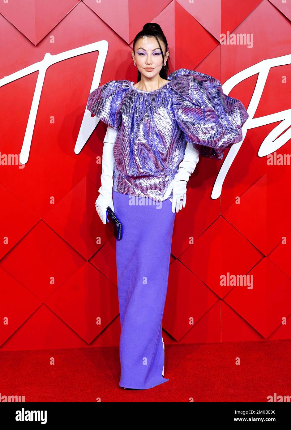 Jessica Wang attending the Fashion Awards 2022 held at the Royal Albert ...