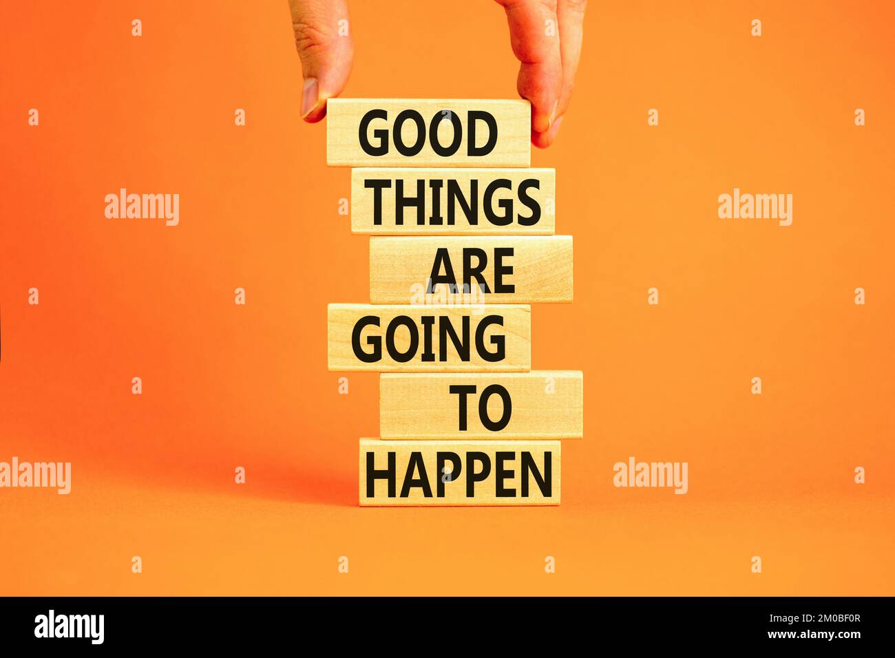 Good things happen symbol. Concept words Good things are going to ...