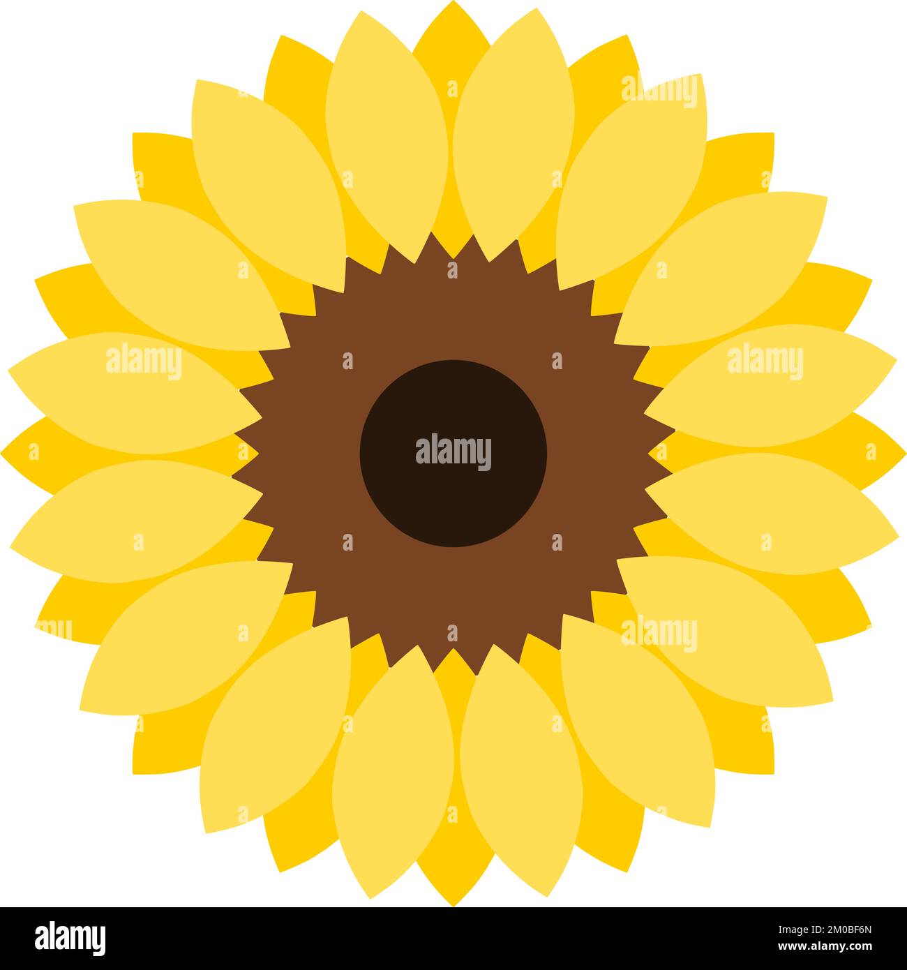 Isolated Simple Sunflower Icon. Vector image Stock Vector Image & Art ...
