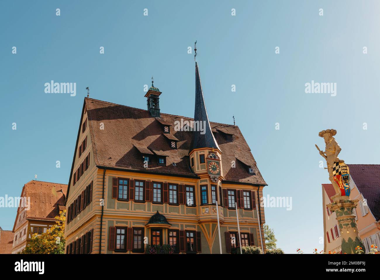 Old national German town house in Bietigheim-Bissingen, Baden ...
