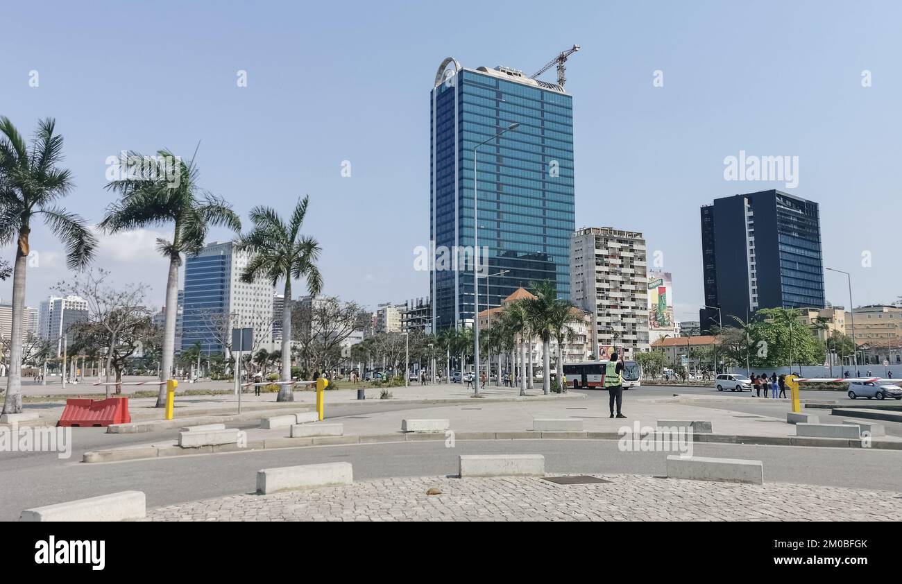 Luanda Angola - 09 17 2022: View of downtown Luanda city, new buildings ...