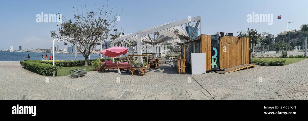 Luanda Angola - 09 17 2022: Panoramic view at the downtown city, bar ...