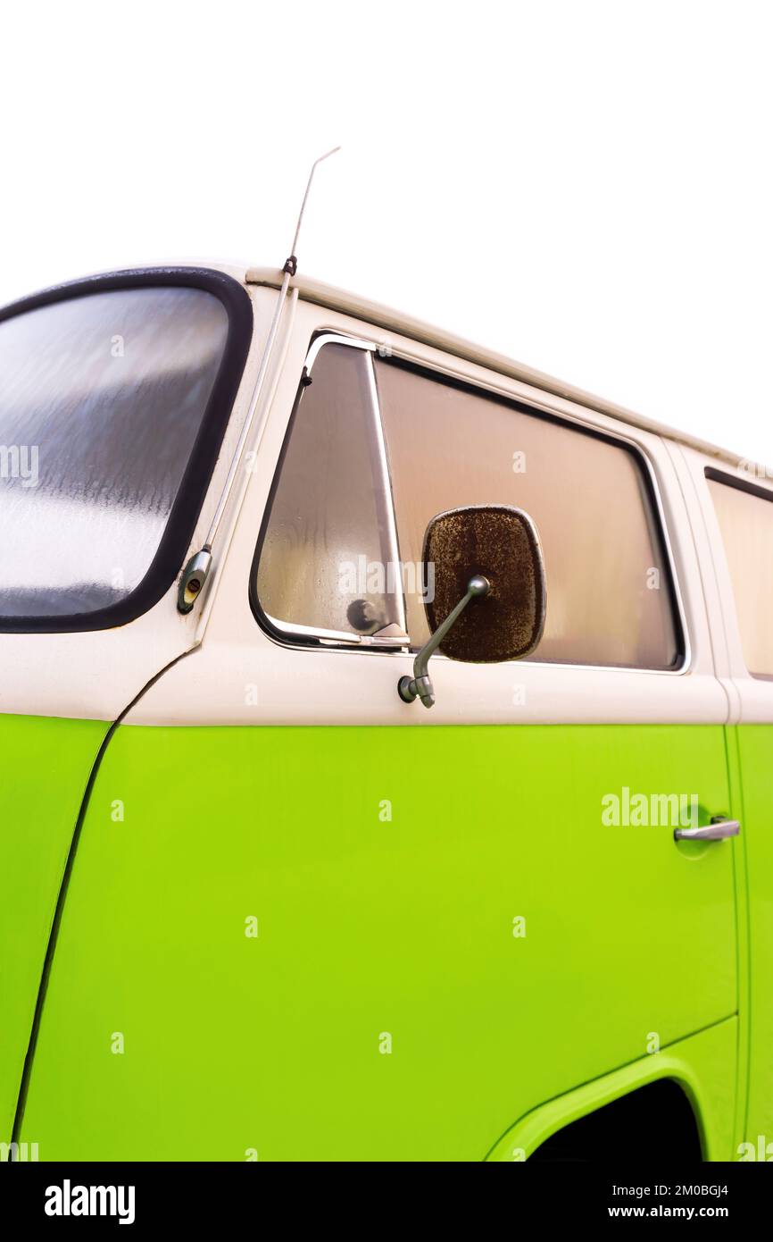 Vintage green van hi-res stock photography and images - Alamy