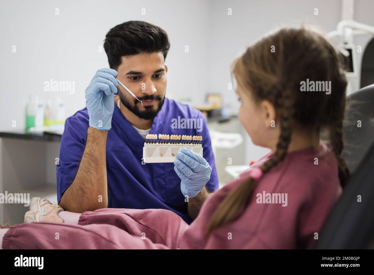 Visual method of subjective perception color of filling by a doctor ...