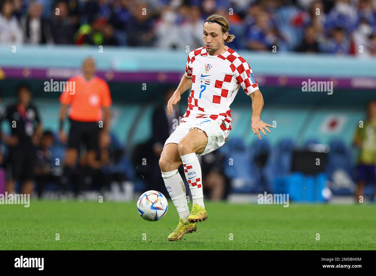 Al Wakrah, Qatar. December 5, 2022 Lovro Majer during the FIFA World Cup Qatar 2022 Round of 16 ...
