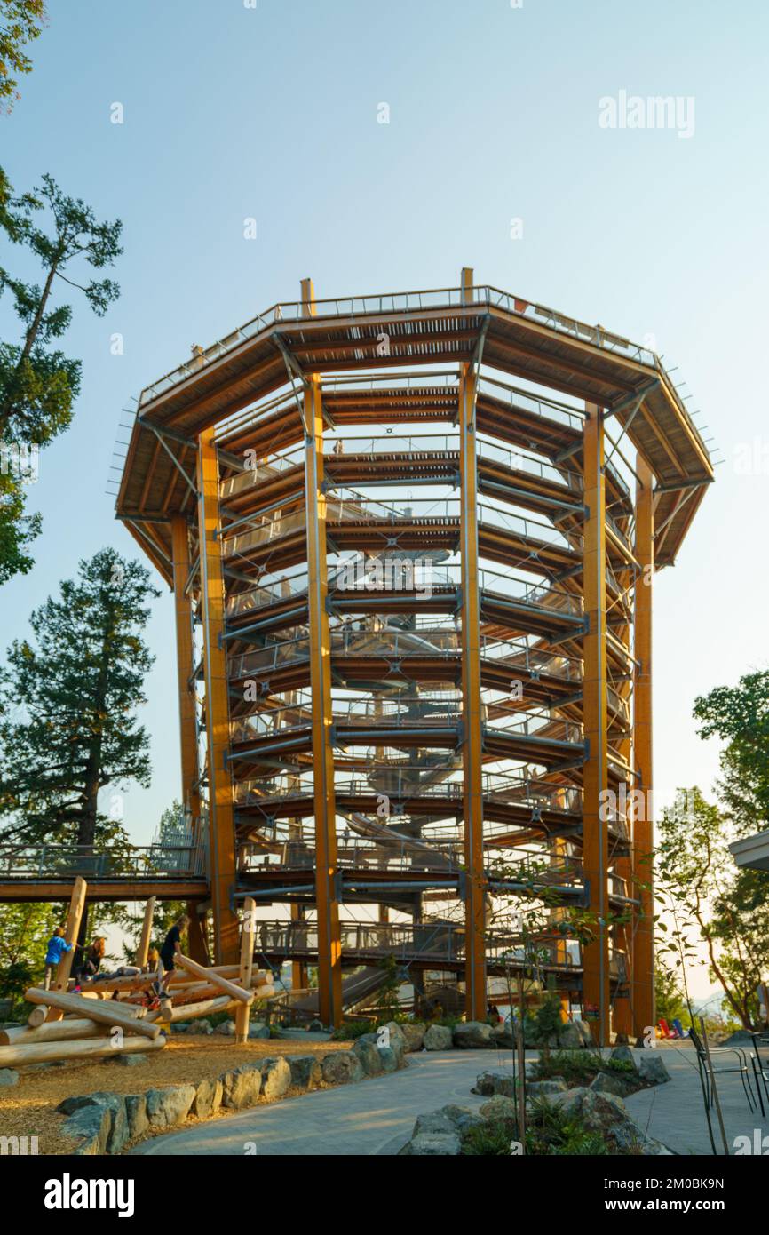 A vertical shot of a slide structure Stock Photo - Alamy