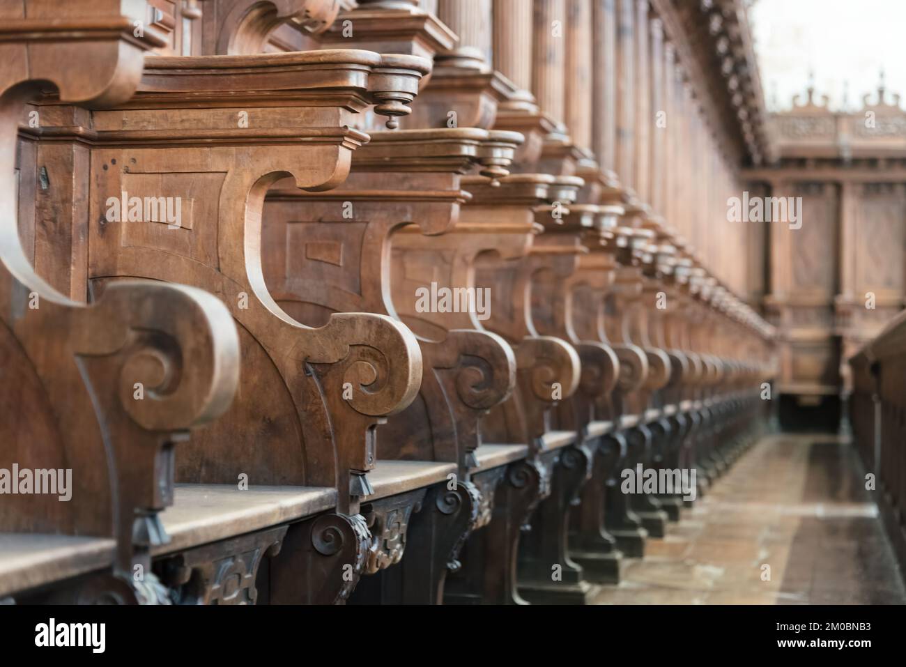 Choir stall seat hi-res stock photography and images - Alamy