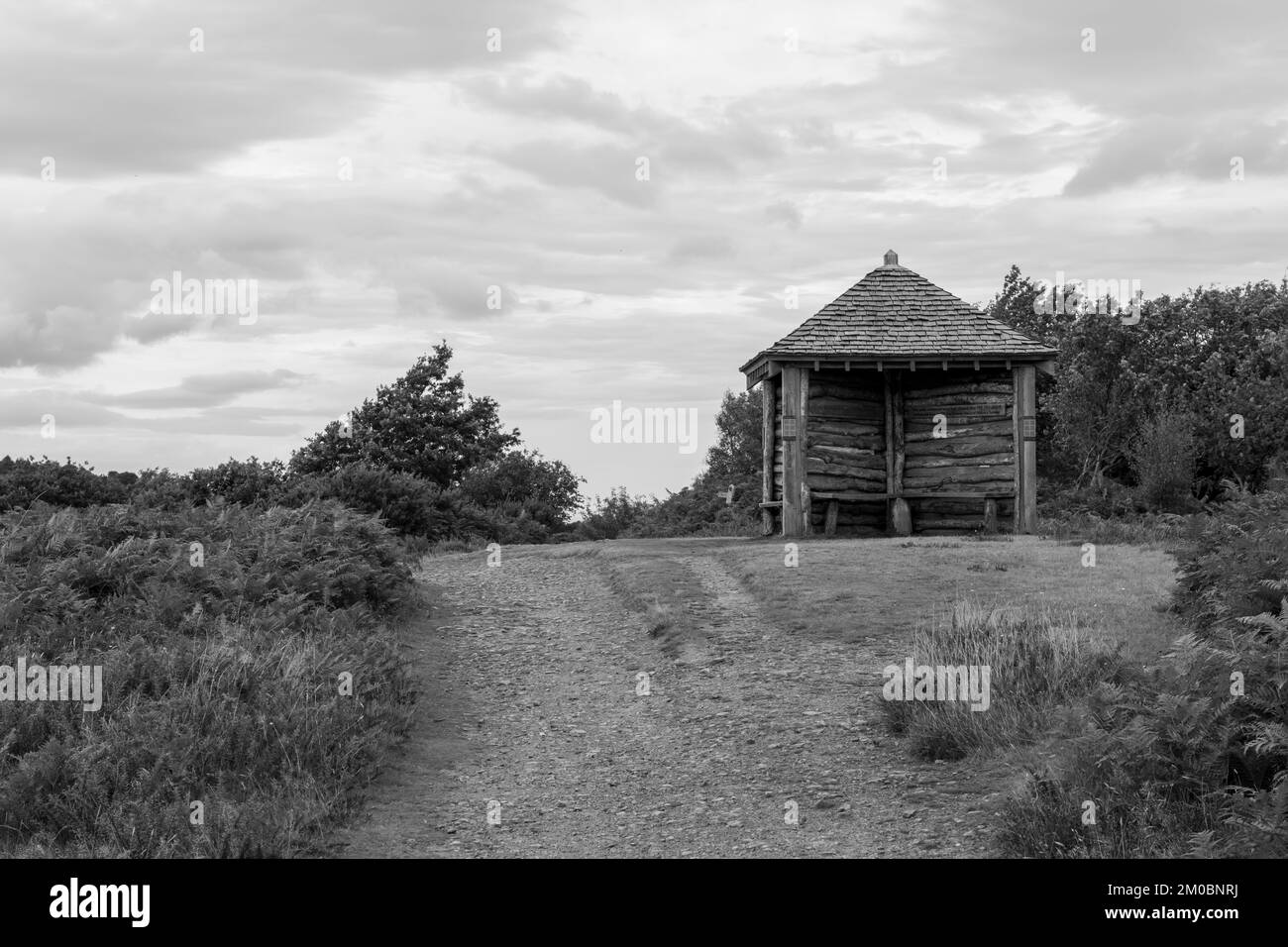 Exmoor national park and people Black and White Stock Photos & Images ...