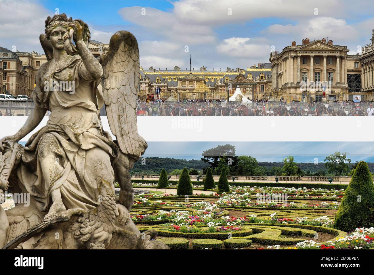 The beautiful Palace of Versailles one of the iconic symbols of French ...