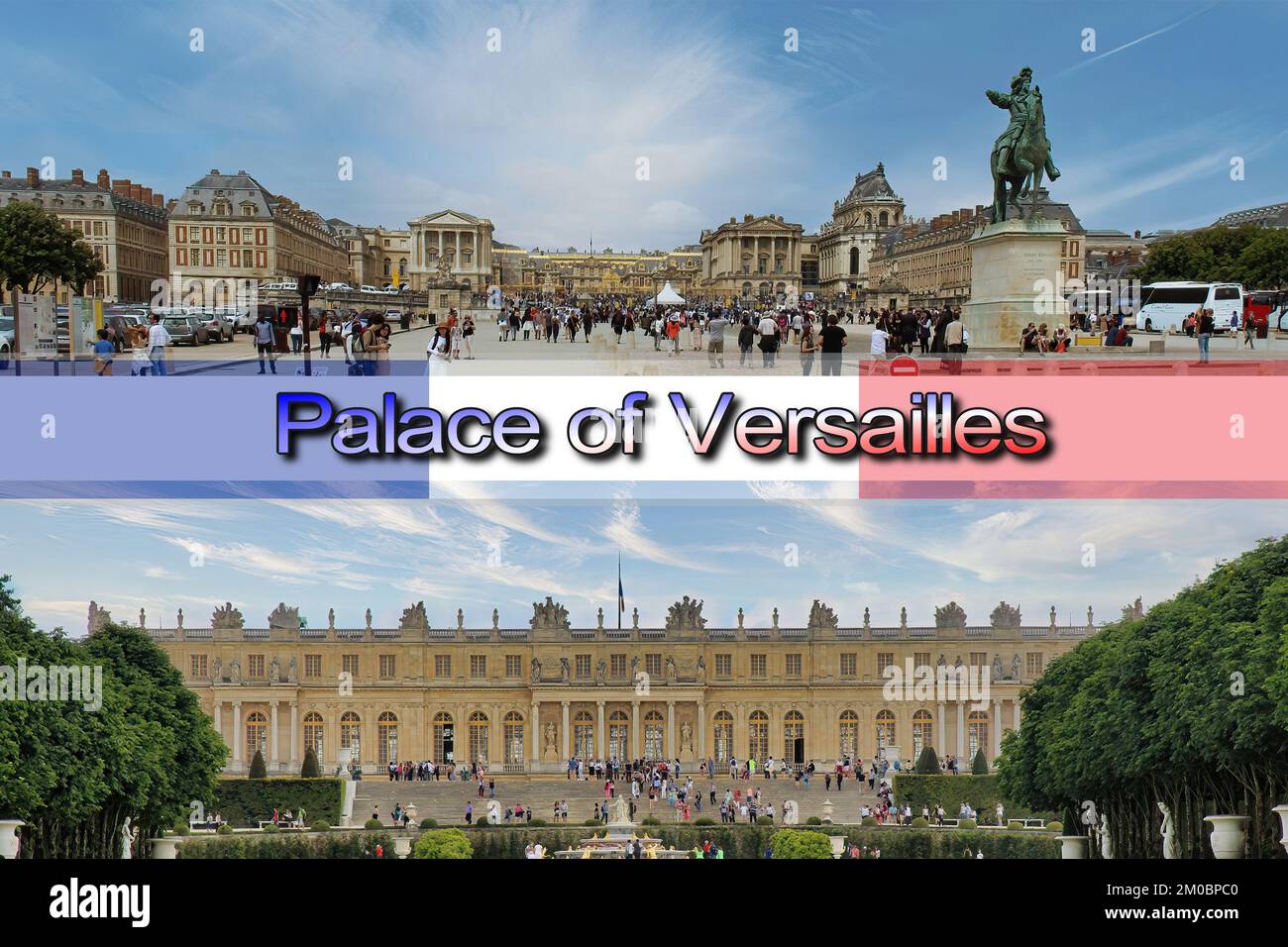 The beautiful Palace of Versailles one of the iconic symbols of French ...