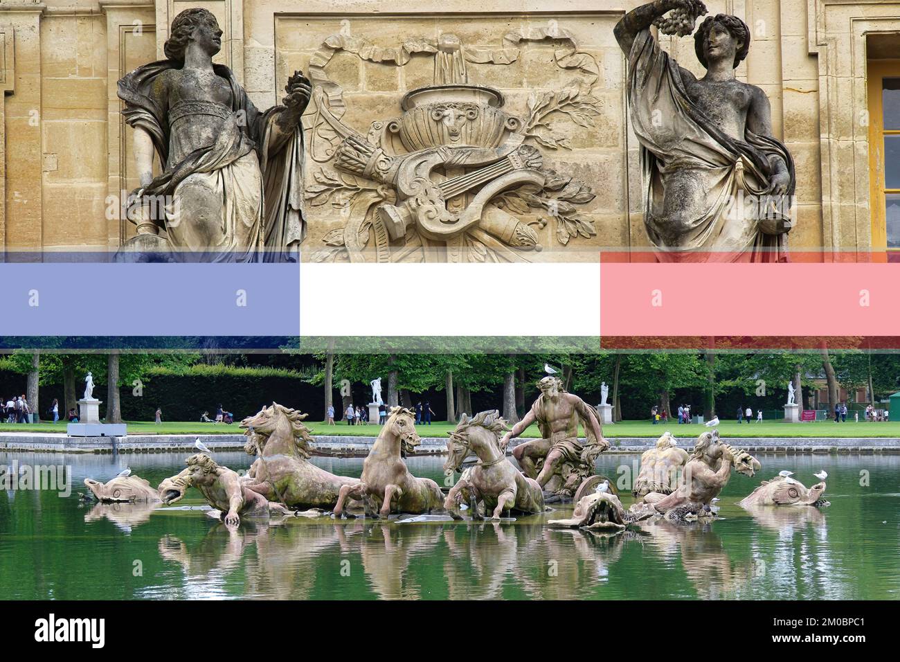 The beautiful Palace of Versailles one of the iconic symbols of French ...