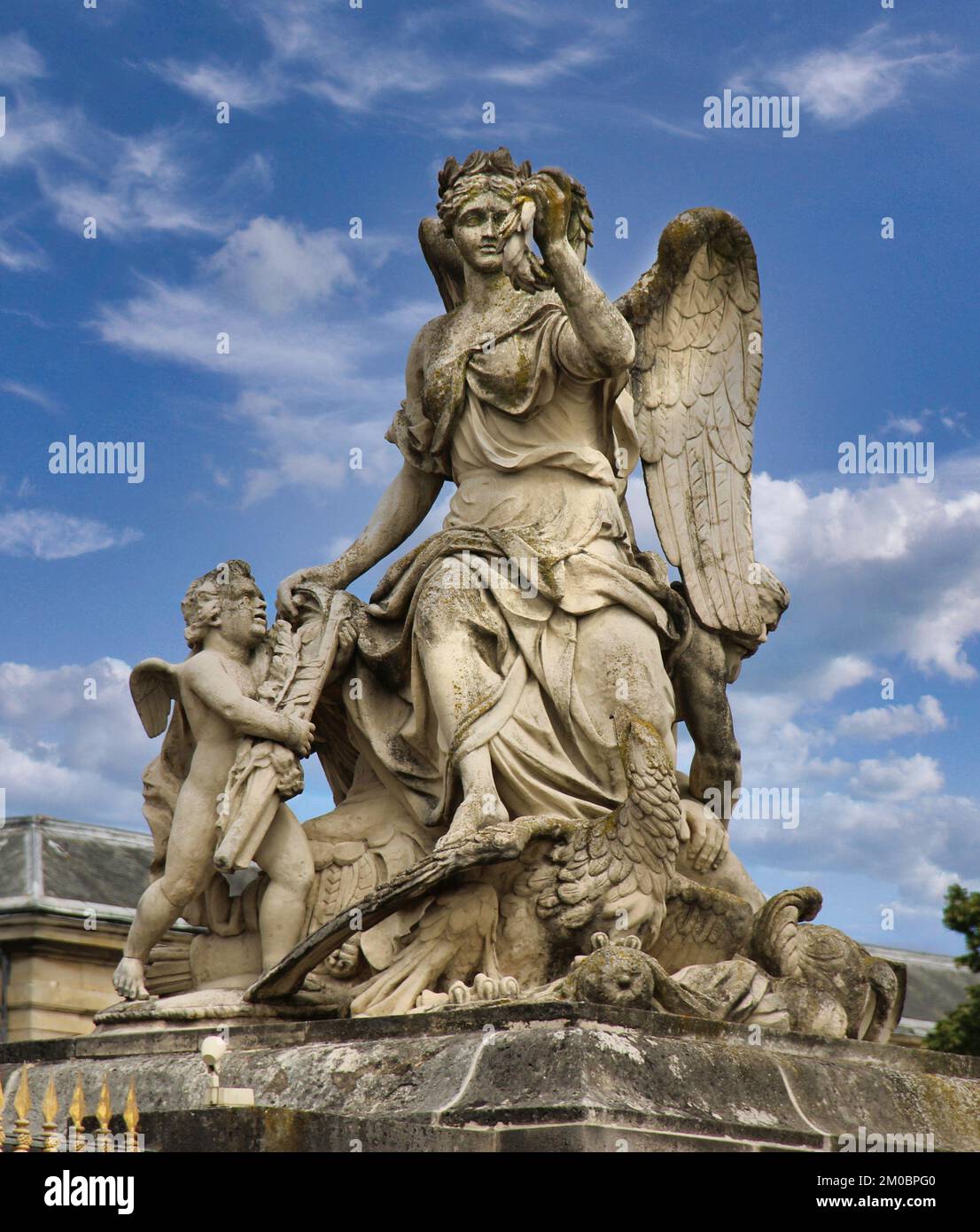 The beautiful Palace of Versailles one of the iconic symbols of French ...