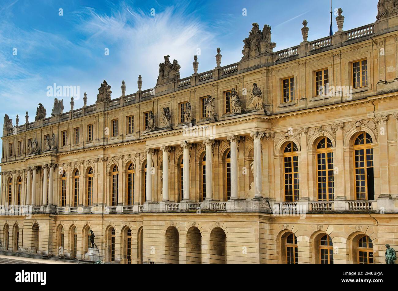 The beautiful Palace of Versailles one of the iconic symbols of French ...