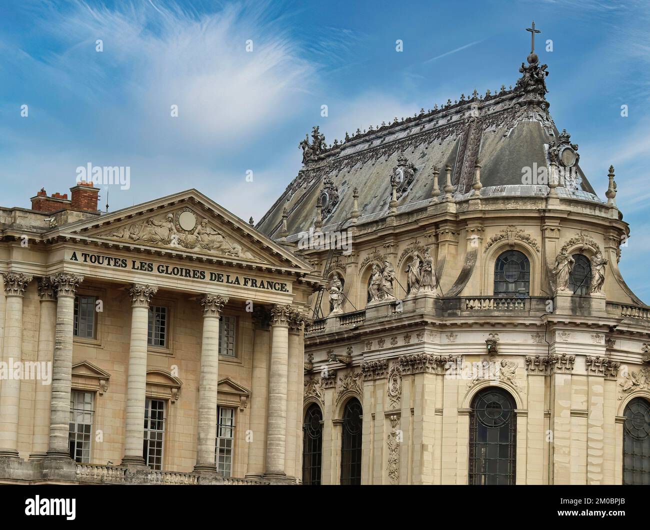 The beautiful Palace of Versailles one of the iconic symbols of French ...