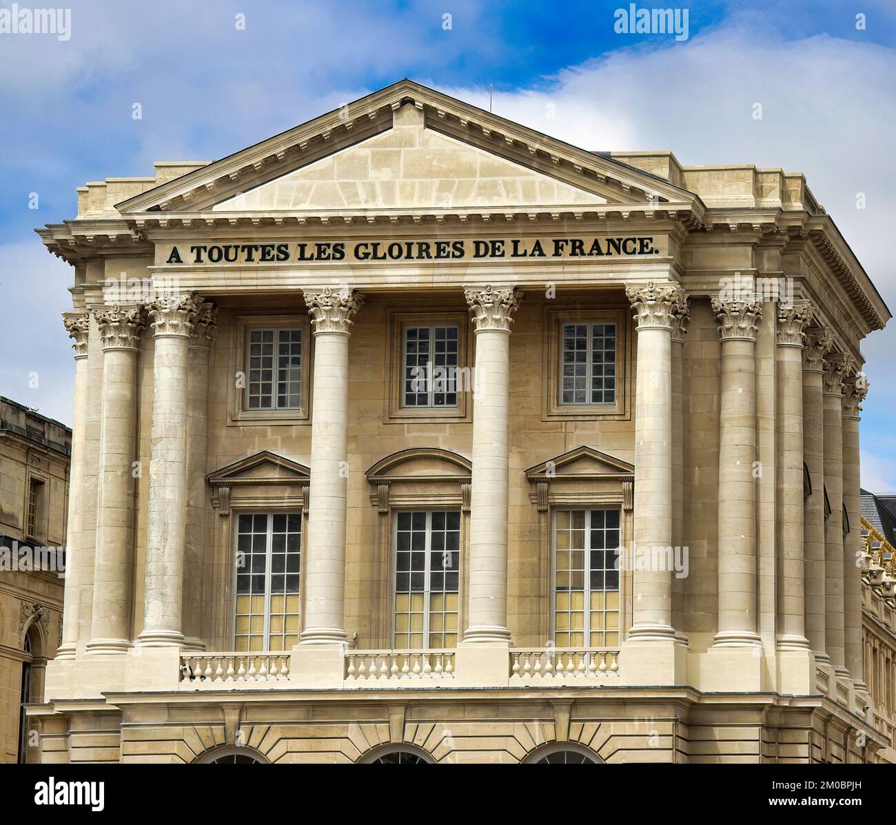 The beautiful Palace of Versailles one of the iconic symbols of French ...
