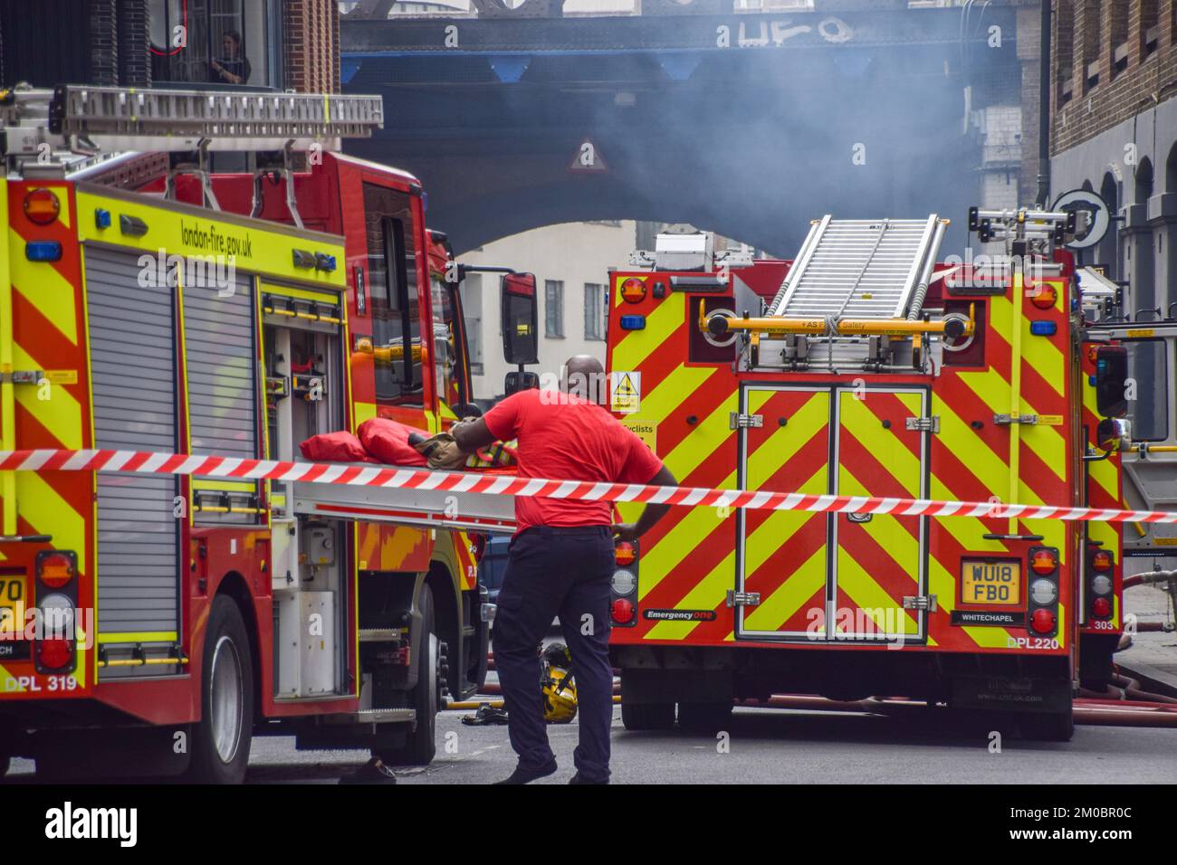 London firefighters uniform hi-res stock photography and images - Alamy