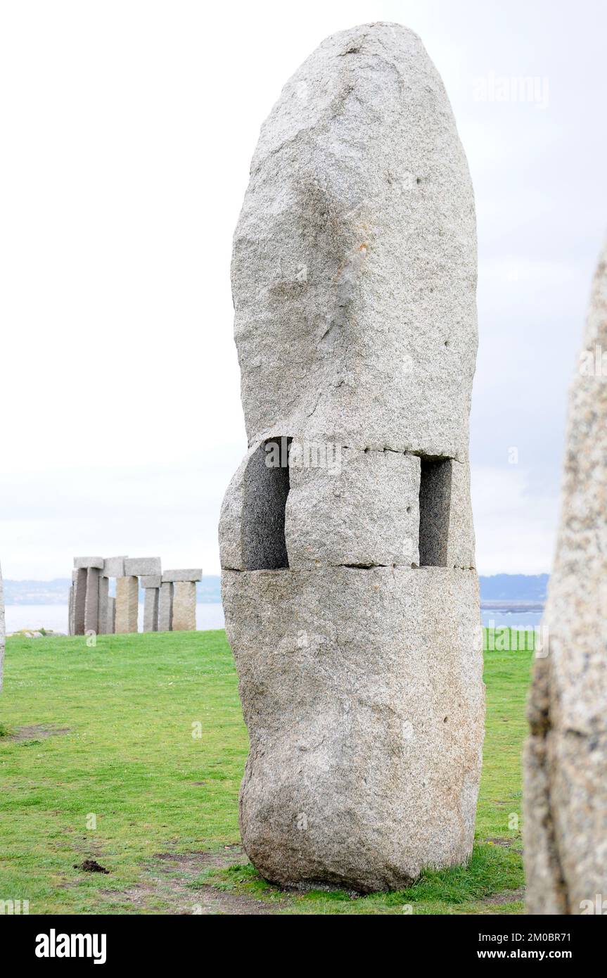 Menhir monument hi-res stock photography and images - Alamy