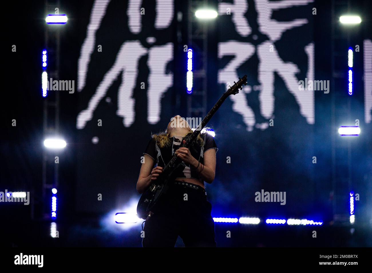 Bogota, Colombia. 04th Dec, 2022. Mexican band The Warning performs ...