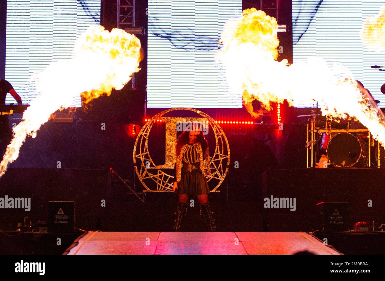 Bogota, Colombia. 04th Dec, 2022. The Netherlands band 'Epica' performs ...
