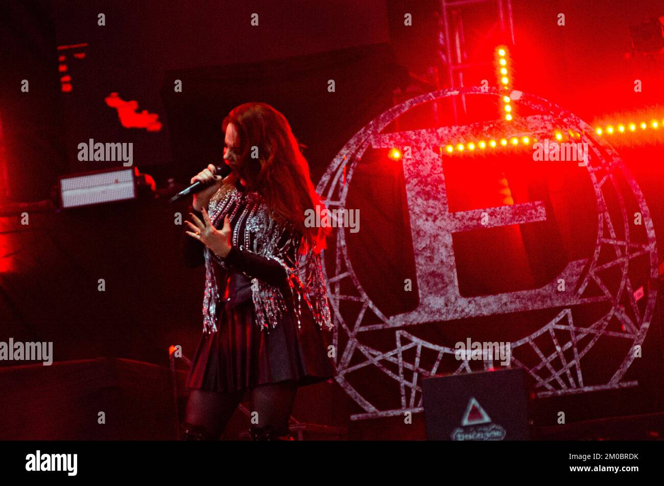 Bogota, Colombia. 04th Dec, 2022. The Netherlands band 'Epica' performs ...