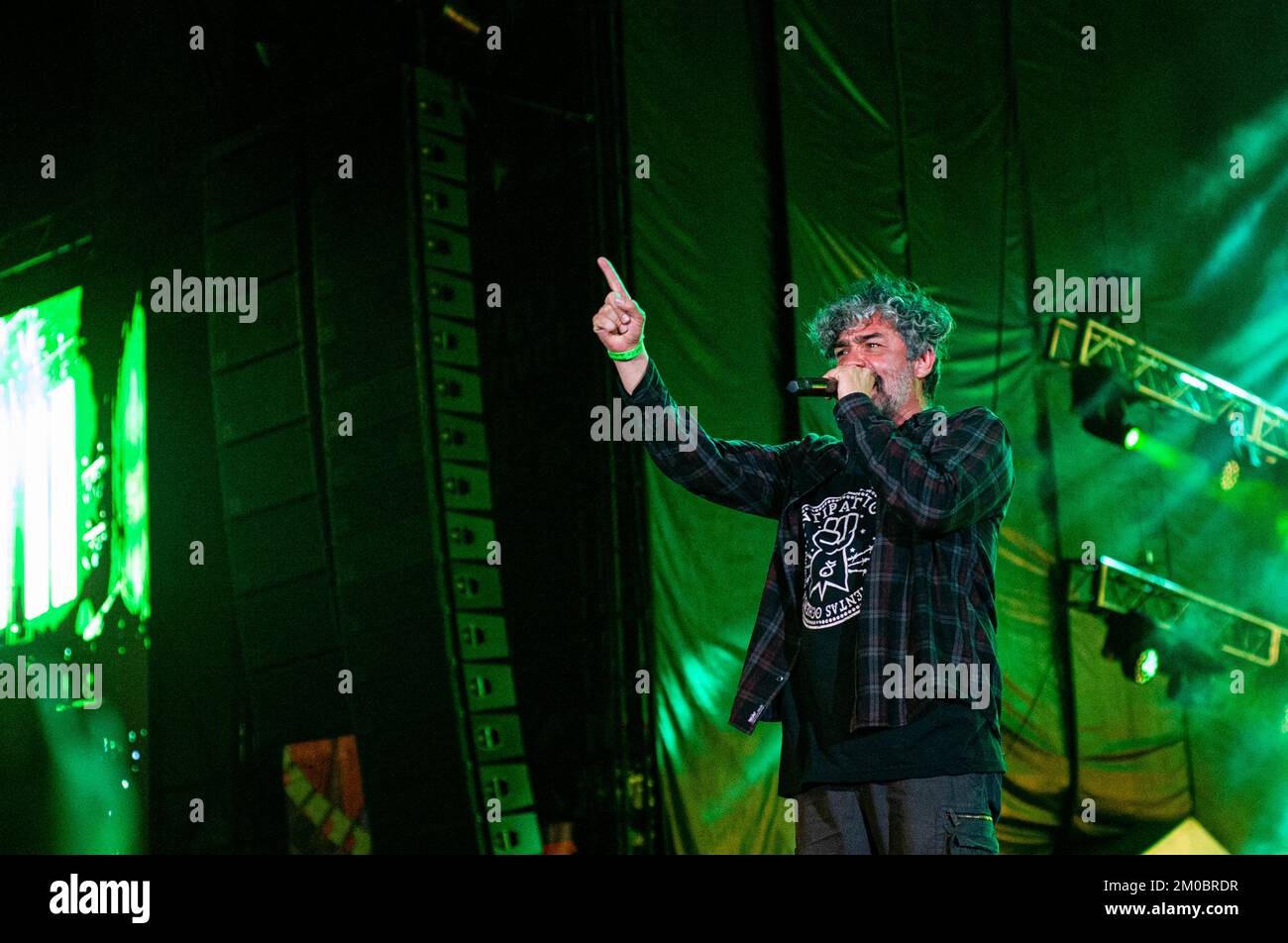 Bogota, Colombia. 04th Dec, 2022. Colombian band 1280 Almas performs ...