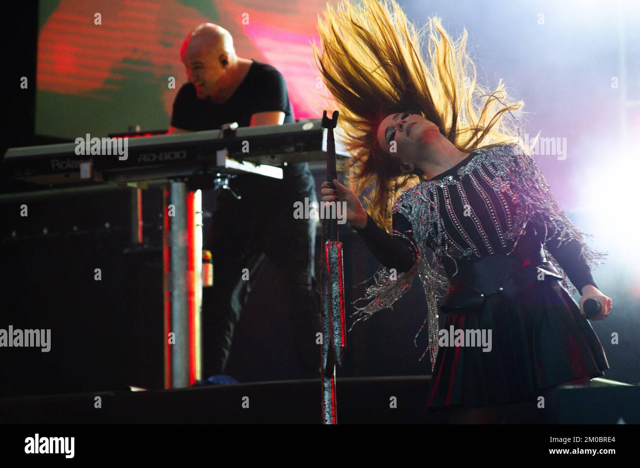 Bogota, Colombia. 04th Dec, 2022. The Netherlands band 'Epica' performs ...