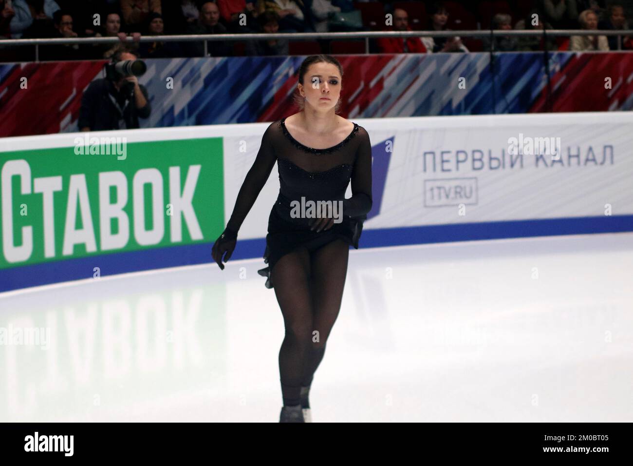 Saint Petersburg, Russia. 04th Dec, 2022. Kamila Valieva, performs in ...
