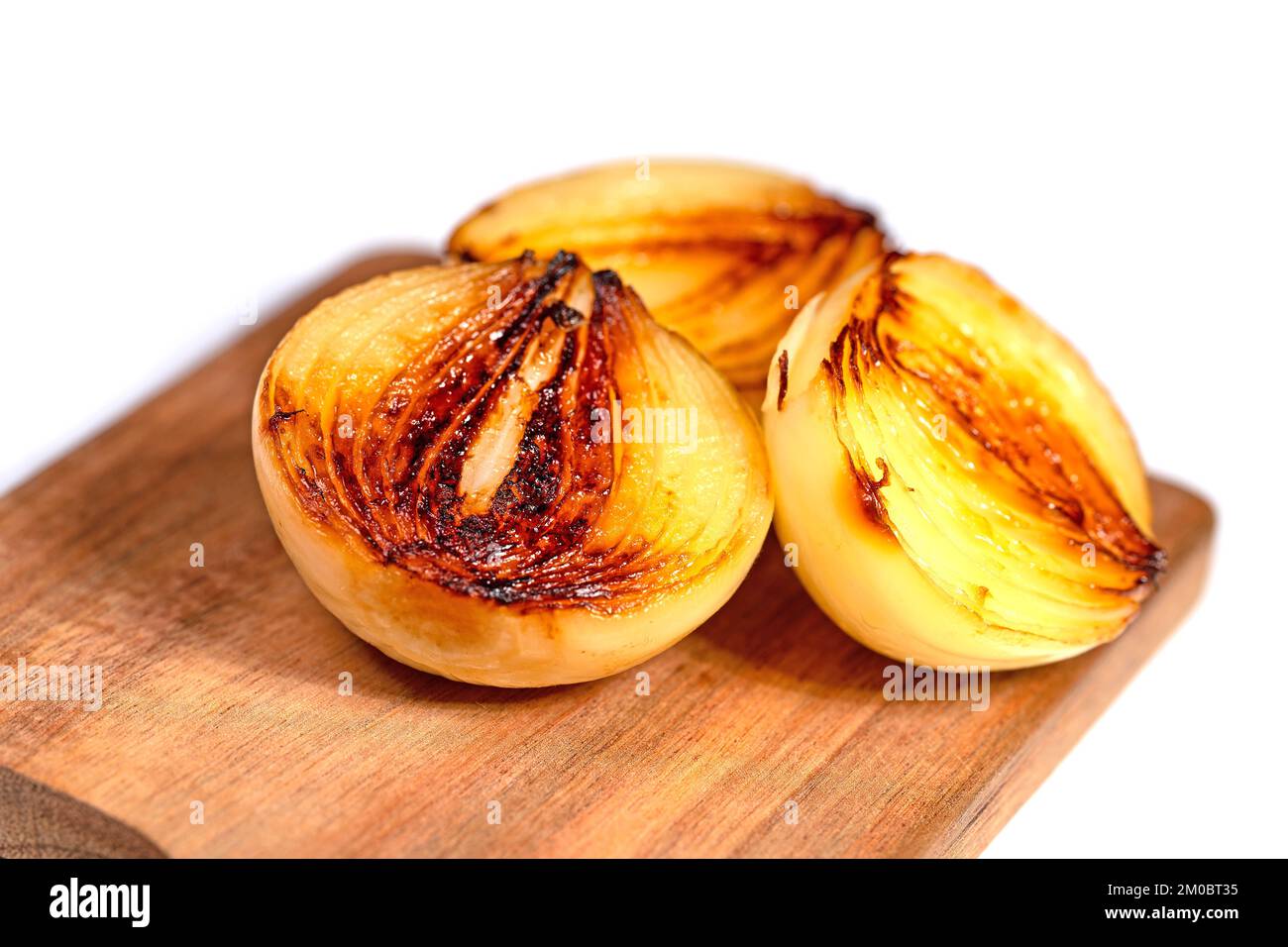 Roasted onions in a closeup Stock Photo - Alamy