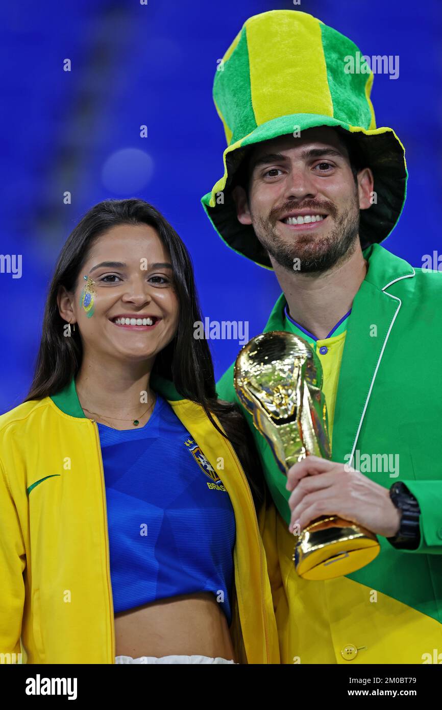 Doha, Qatar: 5th December 2022; FIFA World Cup final 16 round, Brazil ...