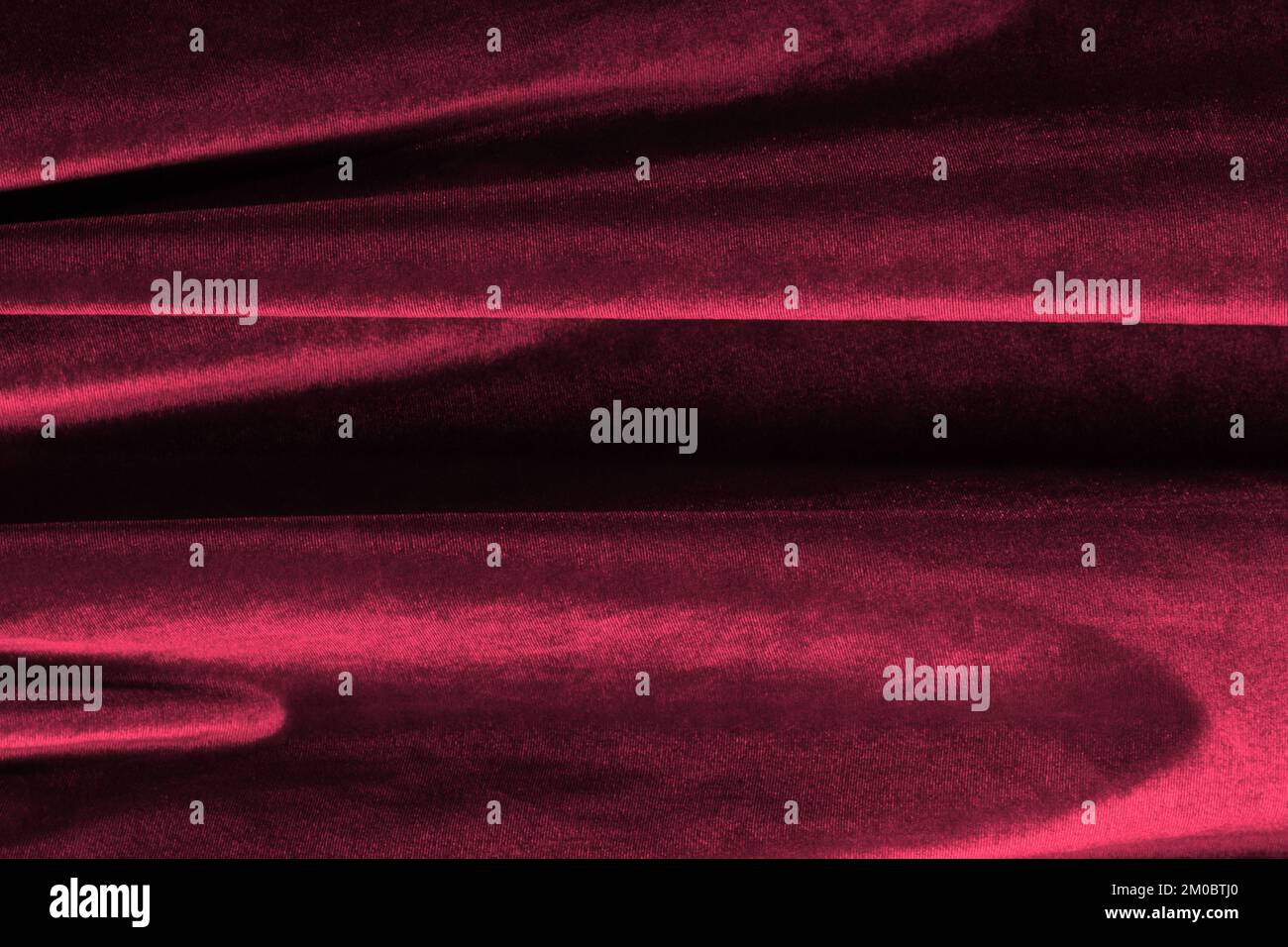 Luxurious cloth background of velvet, velor fabric in trendy color viva ...